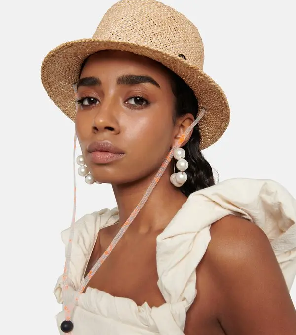 MAISON MICHEL Arsene Raffia Hat