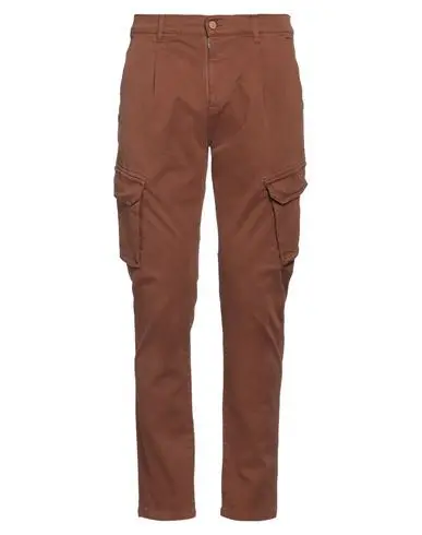 DANIELE ALESSANDRINI Cotton-blend Cargo Pants - Brown