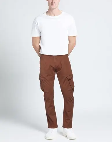 DANIELE ALESSANDRINI Cotton-blend Cargo Pants - Brown