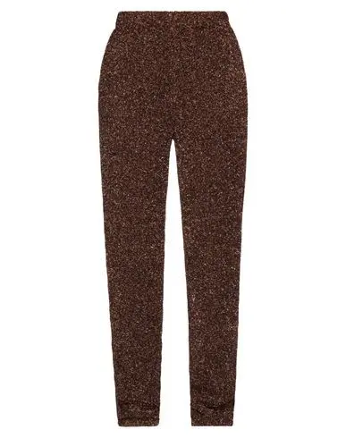 ANIYE BY Metallic Fiber Tapered Pants - Cocoa