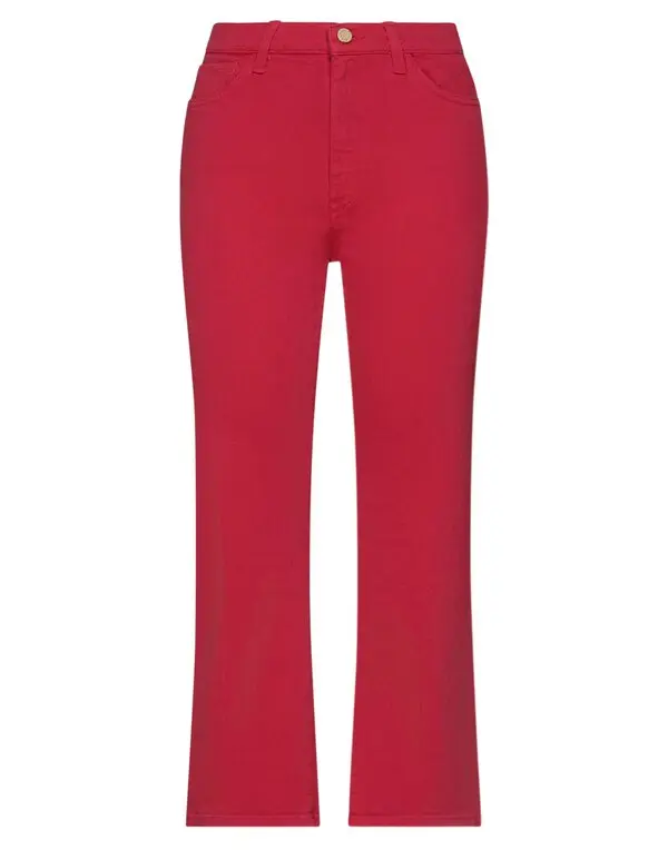 MANILA GRACE Boot-cut Jeans With Five Pockets - Red