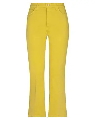 MANILA GRACE Boot-cut Jeans With Five Pockets - Yellow