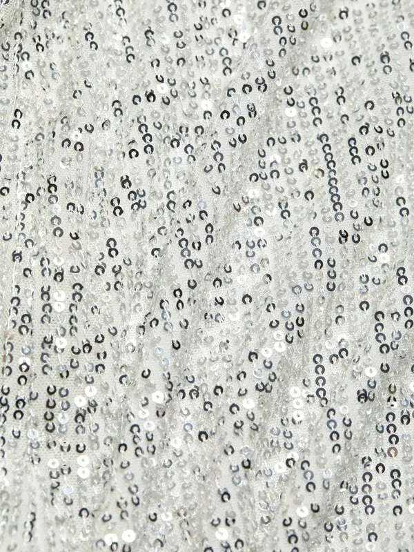 Caroline Constas Sequin Jersey Bow Minidress
