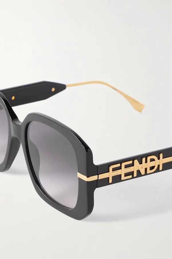 Fendi Oversized Square-framed Acetate Sunglasses
