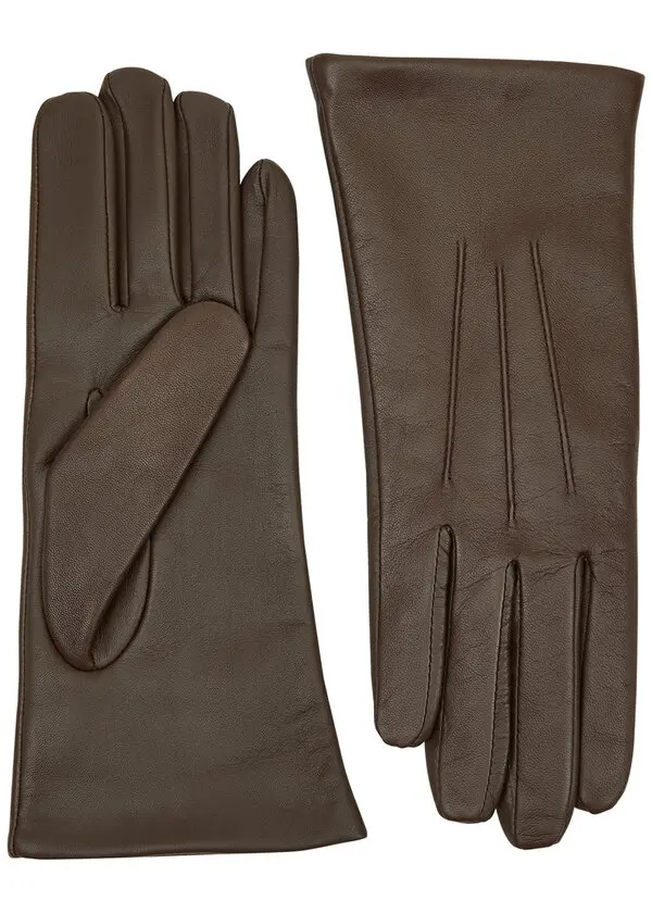 DENTS Maisie Leather Gloves - Brown