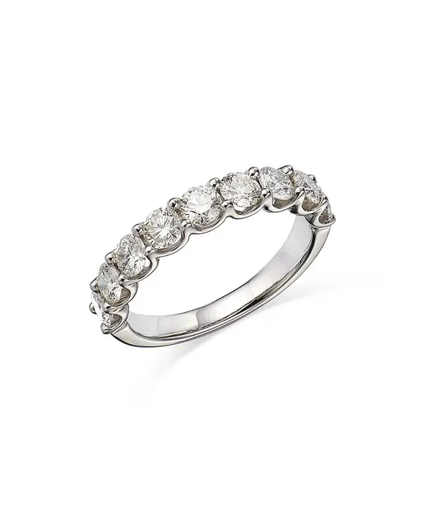 Bloomingdale'S Diamond Band In 14k Gold, 1.50 Tcw - White