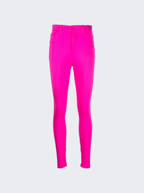 Balenciaga Stretch Leggings - Lipstick Pink