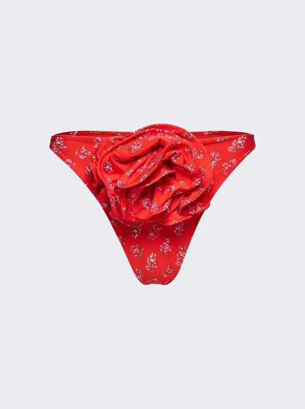 Magda Butrym High-leg Swim Bottoms - Red