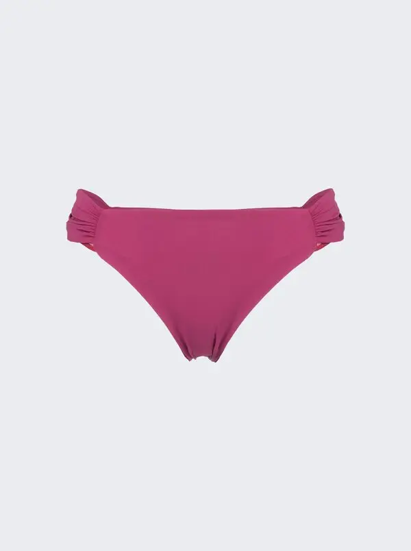 NENSI DOJAKA Bikini Bottom With Side Drapes - Peonia Pink