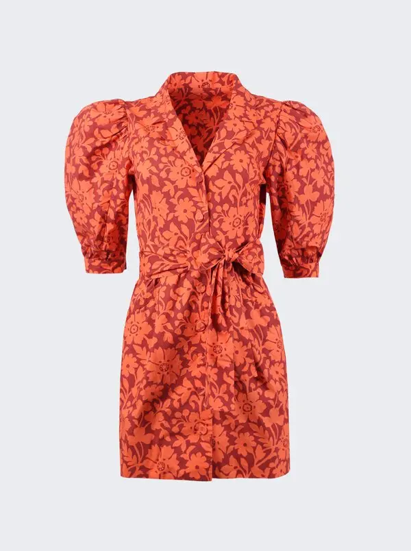 Lhd The Casitas Mini Dress - Red Clay