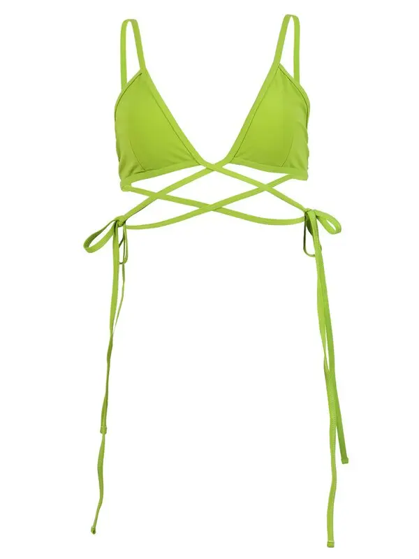 Christopher Esber Looped Tie Bikini Top - Apple