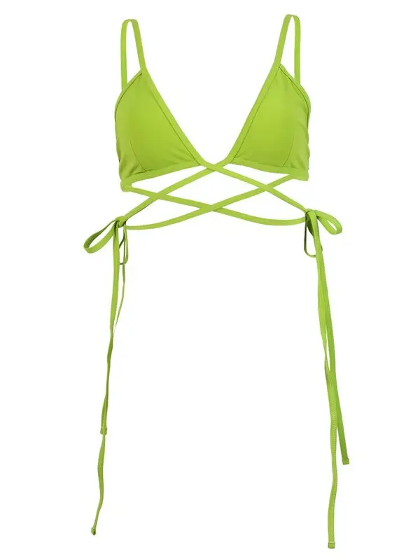 Christopher Esber Looped Tie Bikini Top - Apple