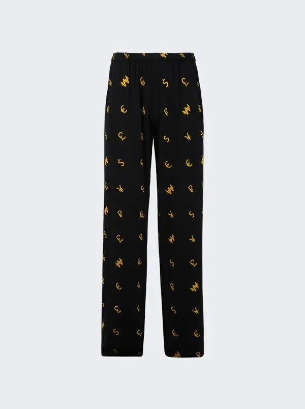 Vetements Currency Fluid Jersey Pants
