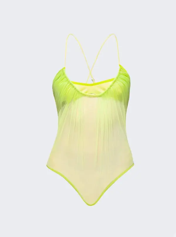 NENSI DOJAKA Gathered Cami Bodysuit