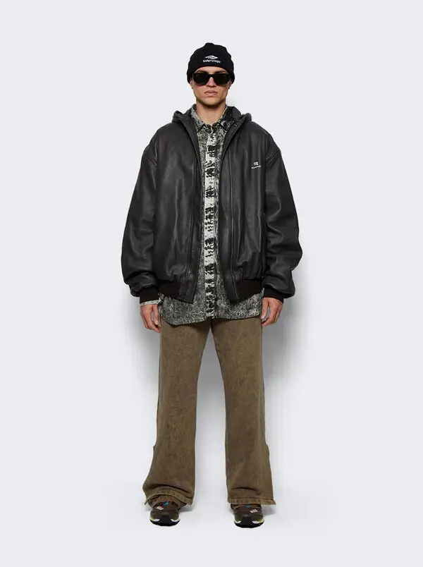 Balenciaga Sporty B Taxi Blouson Jacket - Black | Editorialist