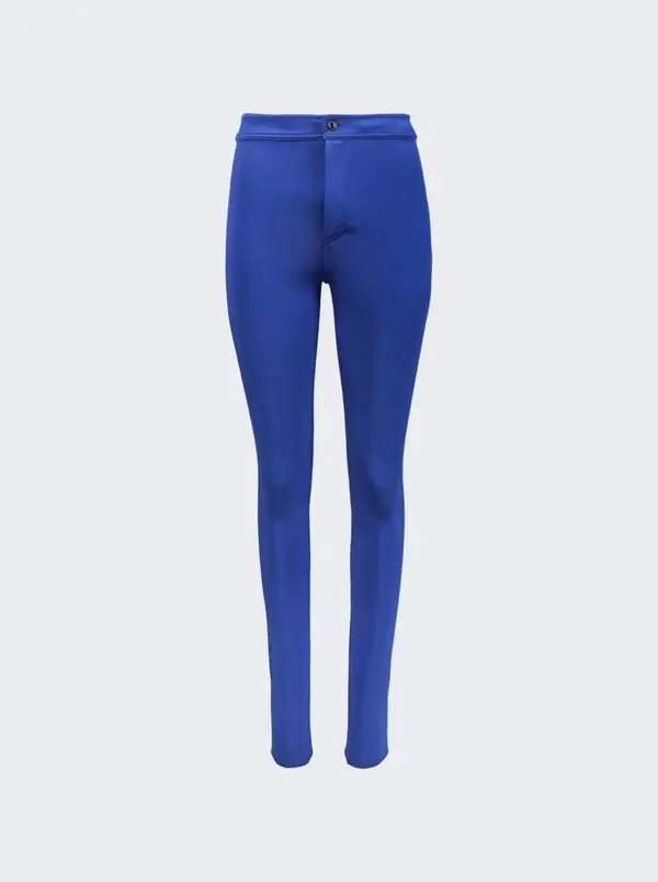 Saint Laurent Slim-fit Silk Jersey Pants - Bleu Roi
