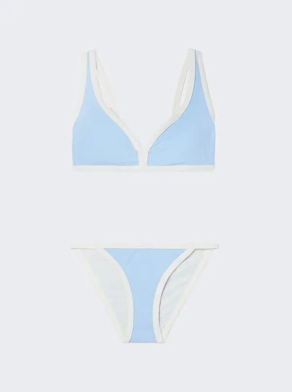 Lisa Marie Fernandez Maria Low-waist Bikini - Vintage Blue