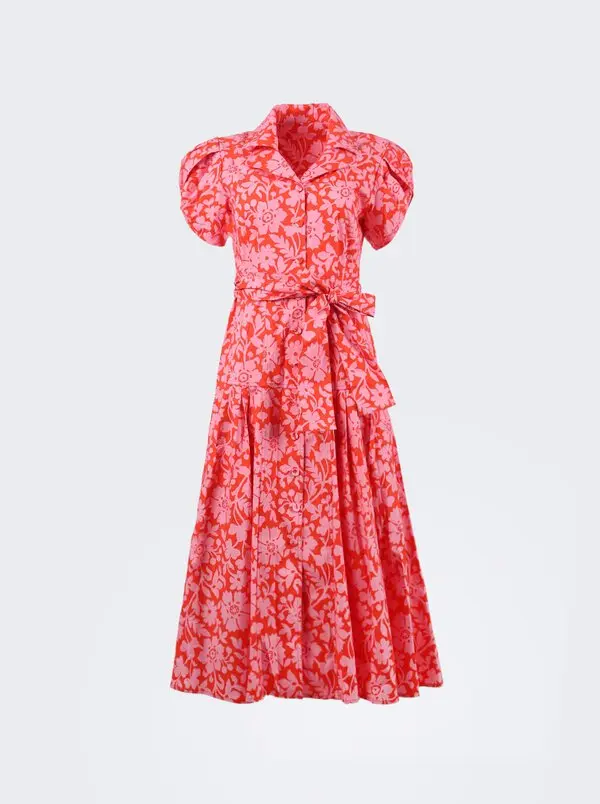 Lhd The Glades Dress - Pink Clementine