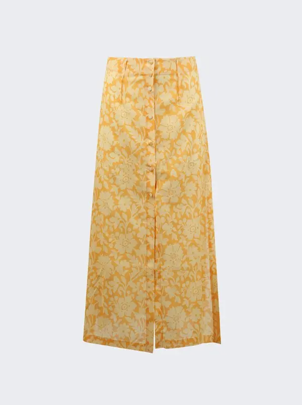 Lhd The Georgia Printed Skirt - Daffodil