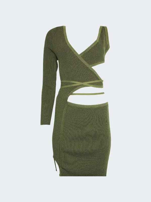 ESTER MANAS Short Asymmetric Wrap Knit