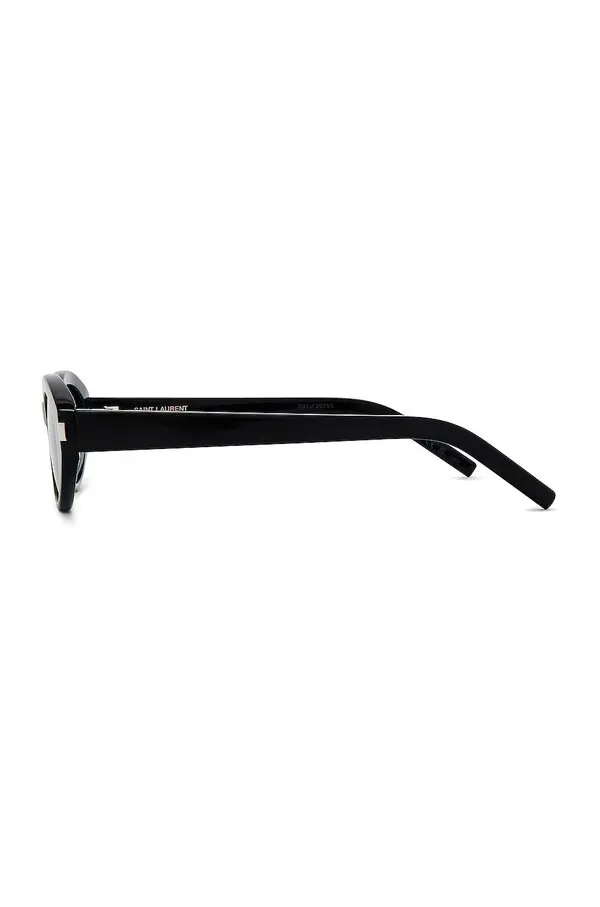 Saint Laurent Oval Sunglasses - Black