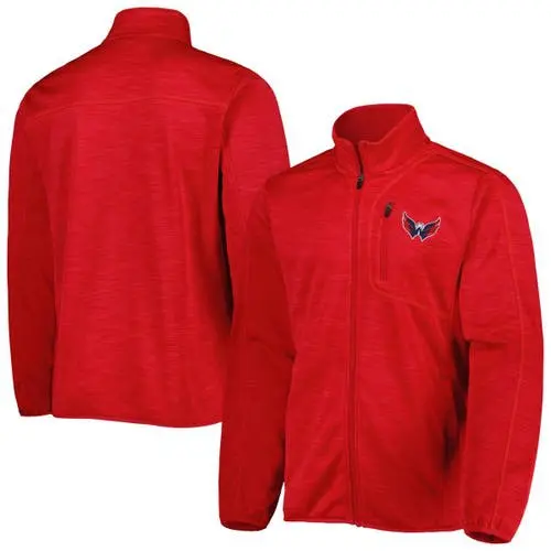 G-III SPORTS BY CARL BANKS Washington Capitals Embroidered Full-zip Jacket - Red