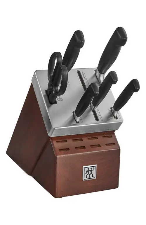 ZWILLING J.a. Henckels Four Star Self-sharpening Knife Block & Knife Set - Stainless Steel