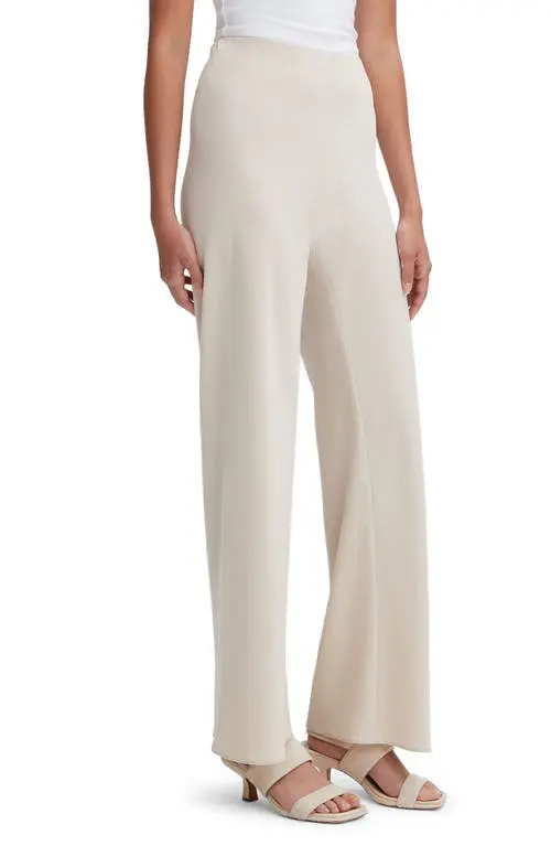 Vince Colette High-waist Crepe Bias Pants - Shell