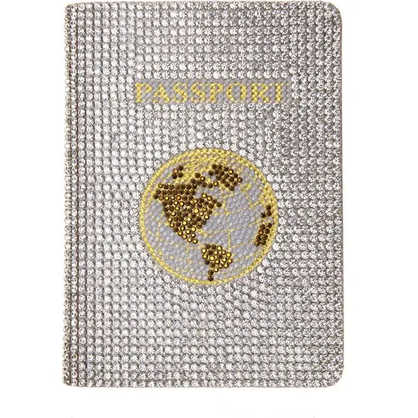 Judith Leiber Traveler Crystal Beaded Passport Holder - Rhine