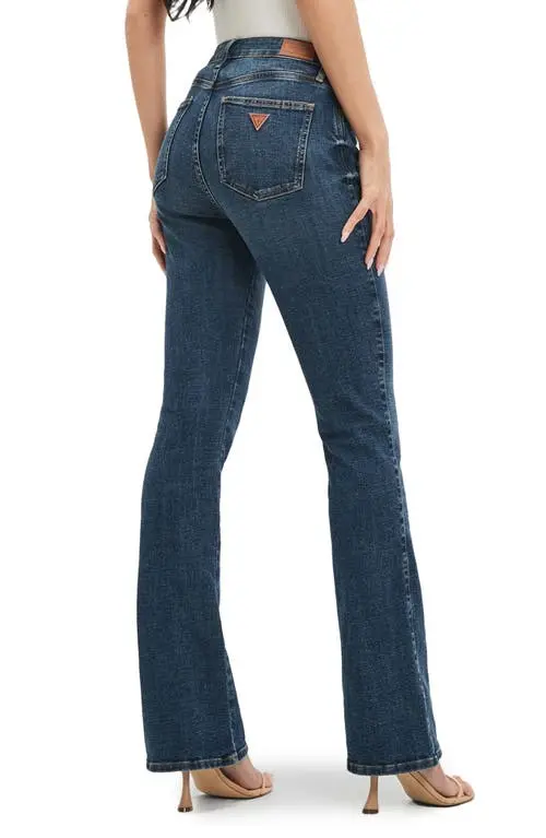 Guess High-waist Flare Jeans - Bfow-dark