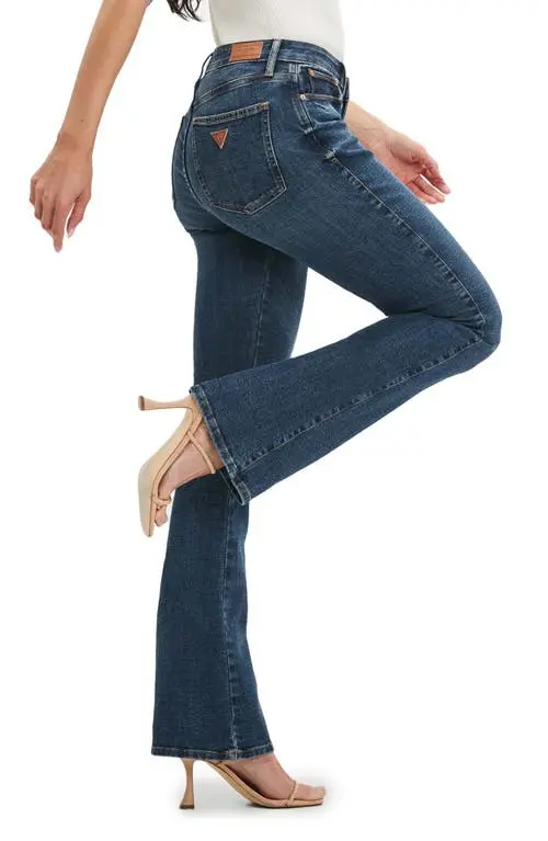 Guess High-waist Flare Jeans - Bfow-dark
