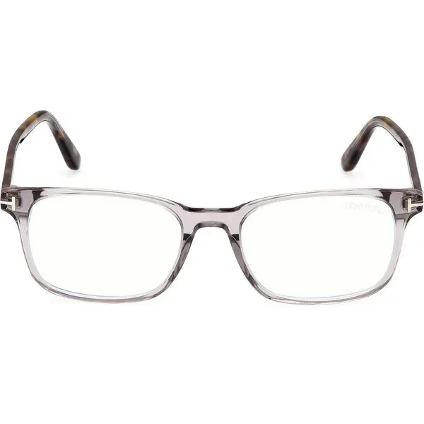 TOM FORD 51mm Square Blue Light Blocking Eyeglasses - Grey/other