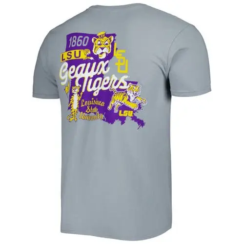 IMAGE ONE Lsu Tigers Vault State Comfort T-shirt