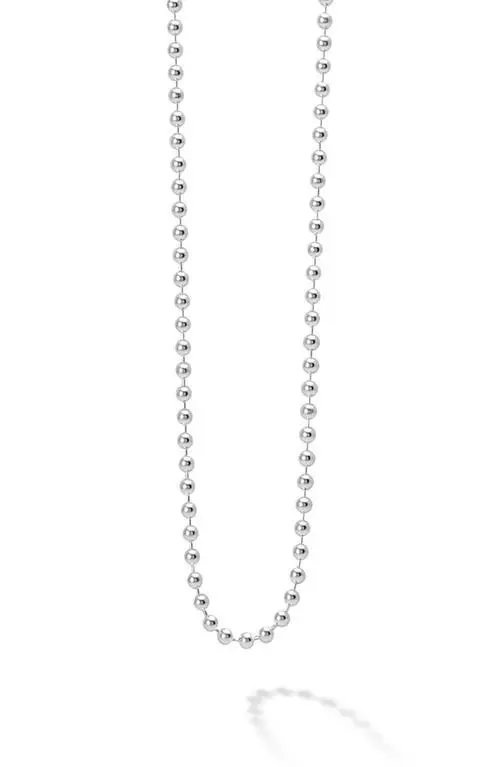 Lagos Sterling Ball Chain Necklace