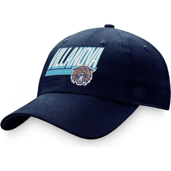 Top Of The World Villanova Wildcats Slice Adjustable Hat - Navy