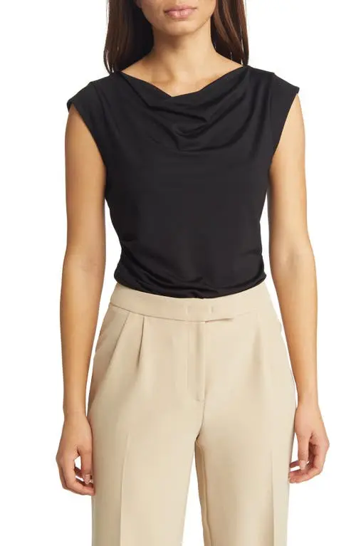 Anne Klein Gathered Cowl Neck Top