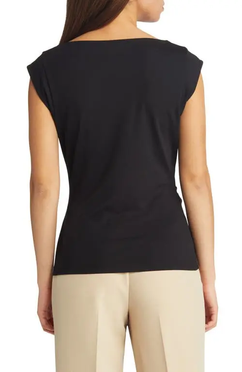 Anne Klein Gathered Cowl Neck Top