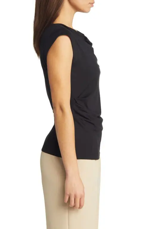 Anne Klein Gathered Cowl Neck Top