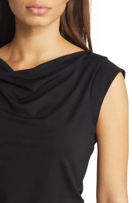 Anne Klein Gathered Cowl Neck Top