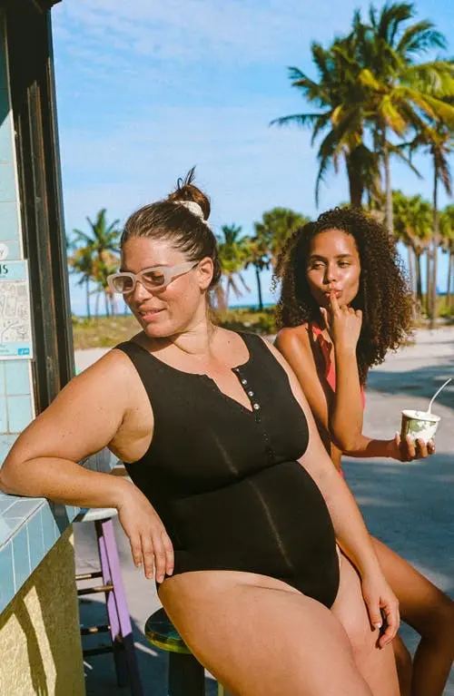 ANDIE Malibu Long Torso One-piece Swimsuit - Black