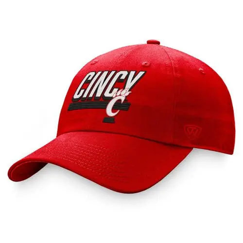 Top Of The World Cincinnati Bearcats Slice Adjustable Baseball Cap - Red