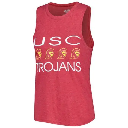 CONCEPTS SPORT Usc Trojans Tank Top And Pants Sleep Set - Charcoal