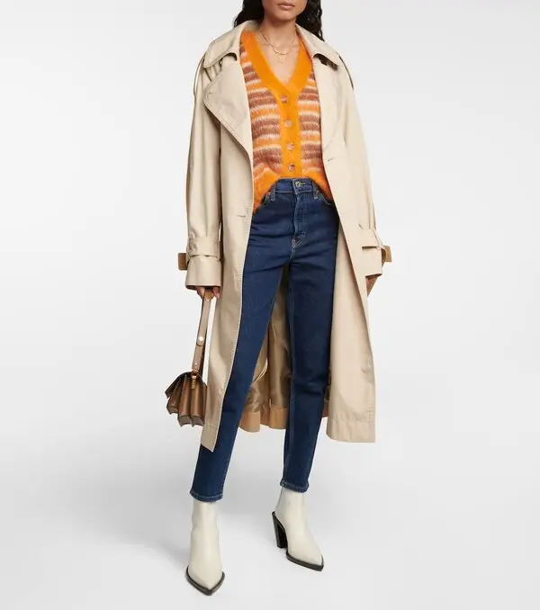 RE/DONE 90s High-rise Cropped Skinny Jeans