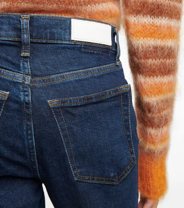 RE/DONE 90s High-rise Cropped Skinny Jeans