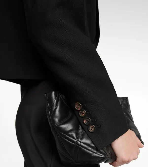 Brunello Cucinelli Cropped Blazer - Black