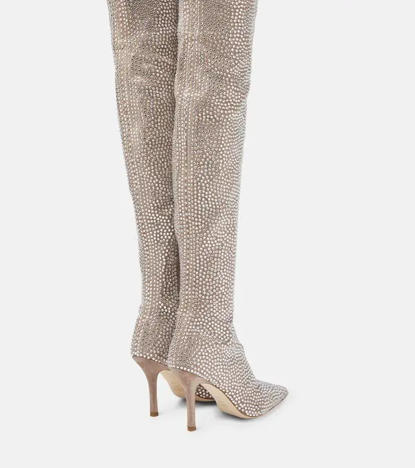 Paris Texas Embellished Over-the-knee Boots