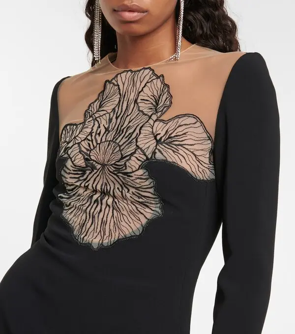 David Koma Macramé-detail Minidress