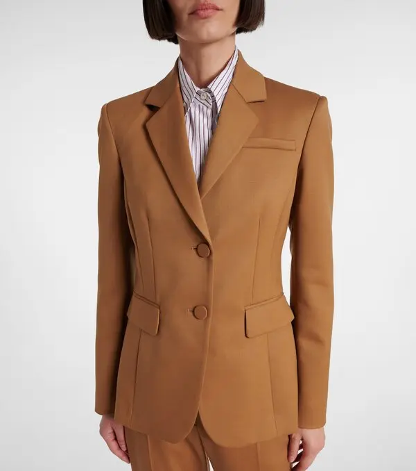 Altuzarra Fenice Wool Blazer - Brown