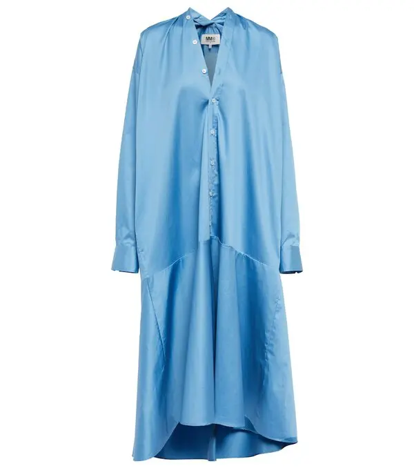 MAISON MARGIELA Cotton Midi Shirt Dress