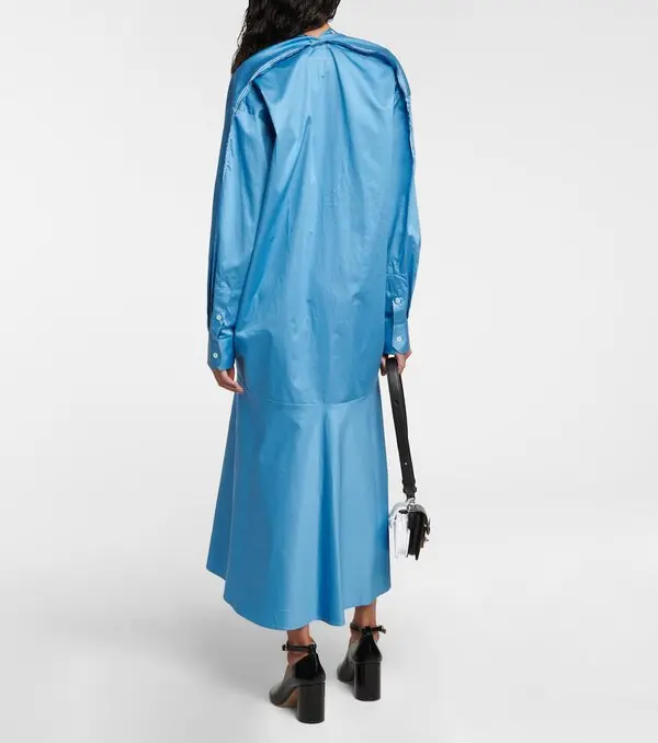 MAISON MARGIELA Cotton Midi Shirt Dress